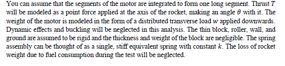 The thrust vectoring mechanism allows for the control | Chegg.com