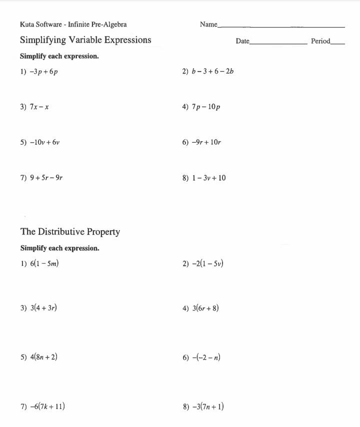 Solved Examples 1−3 Simplify each expression. Assume that no | Chegg.com