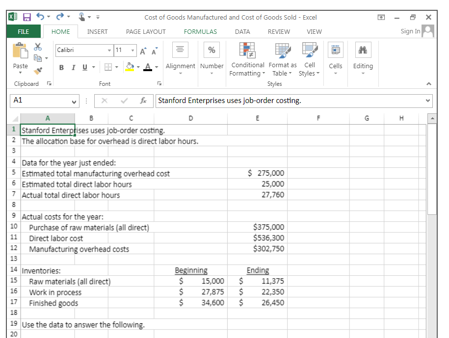 Solved TC - 만 х Cost of Goods Manufactured and Cost of Goods | Chegg.com