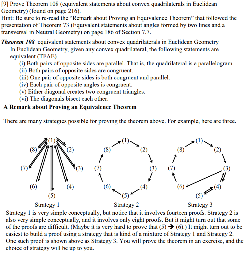 [9] Prove Theorem 108 (equivalent statements about | Chegg.com