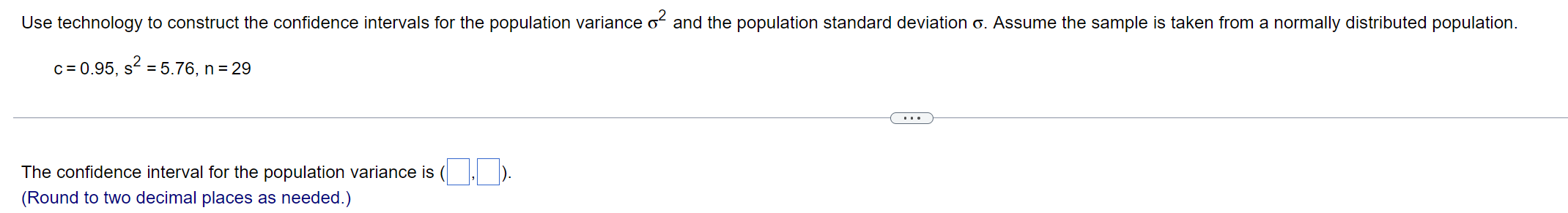 Solved Use technology to construct the confidence intervals | Chegg.com