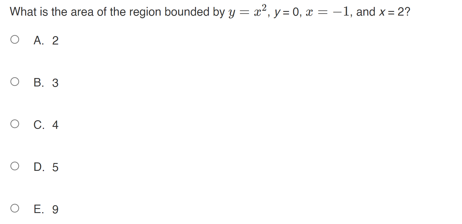 Solved What is the area of the region bounded by | Chegg.com