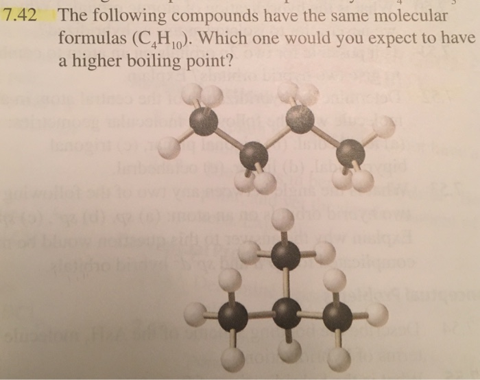 Solved The following compounds have the same molecular | Chegg.com