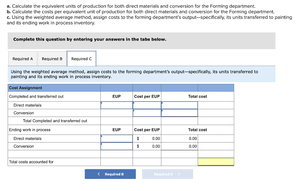Solved There are three parts to this question. Required A, B | Chegg.com