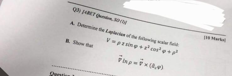 Solved Q3) /ABET Question, so (I) A. Determine the Laplacian | Chegg.com