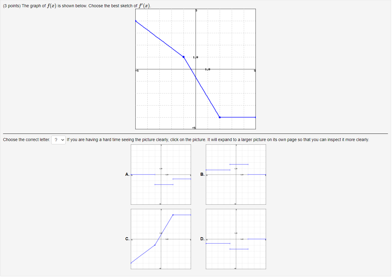 Solved 5.0 (6 points) 4.5 Identify the graphs A (blue), B( | Chegg.com