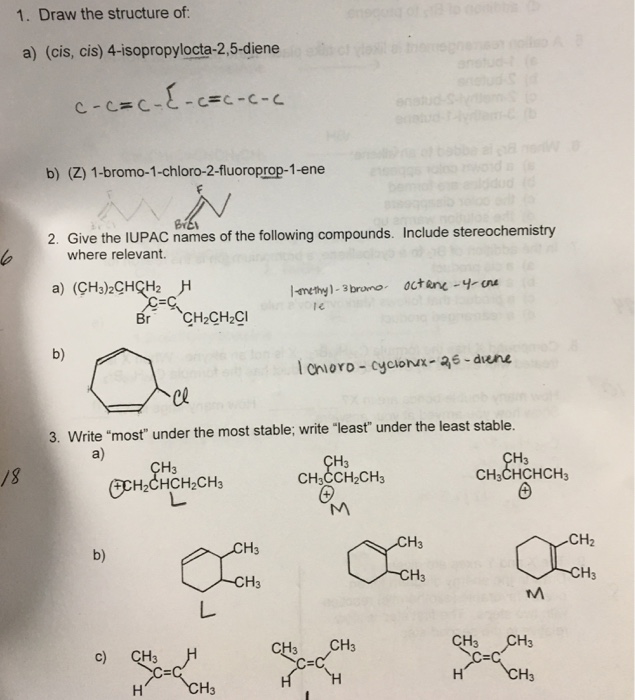 Solved Draw the structure of: a) (cis, cis) | Chegg.com