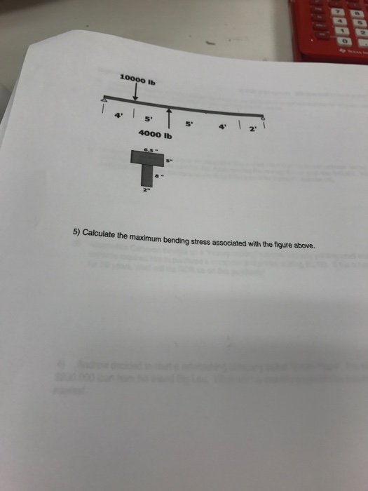 Solved Calculate the maximum bending stress associated | Chegg.com