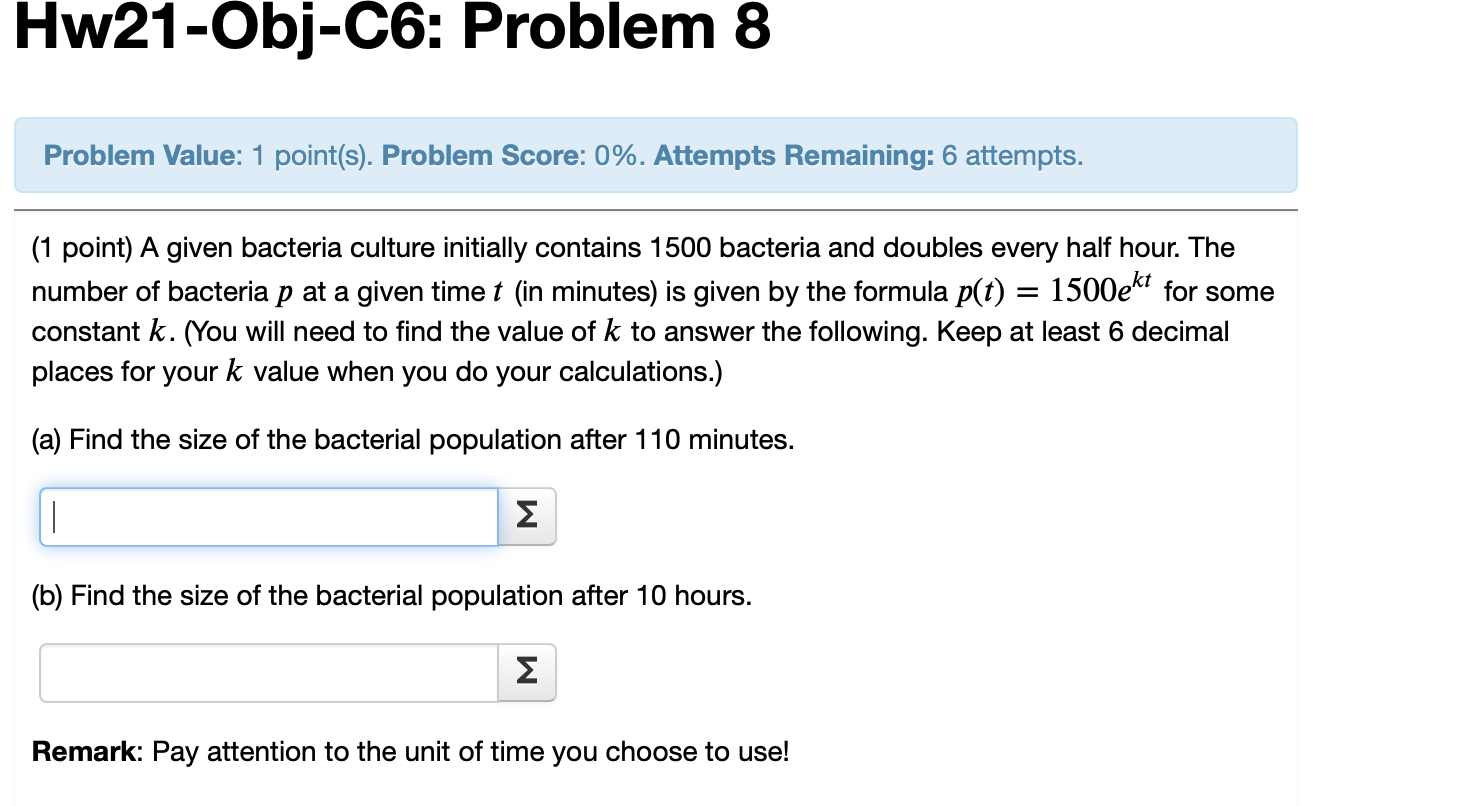 Solved Hw21-Obj-C6: Problem 8 Problem Value: 1 point(s). | Chegg.com