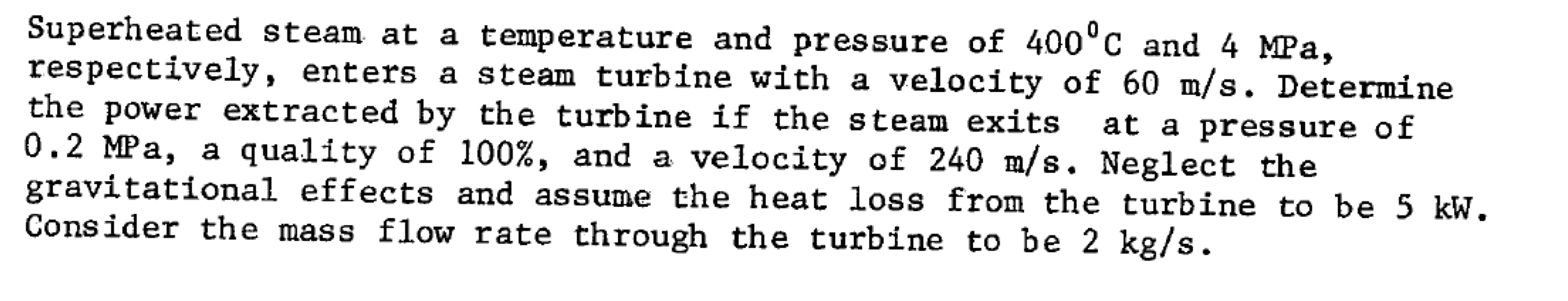 Solved Superheated steam at a temperature and pressure of | Chegg.com
