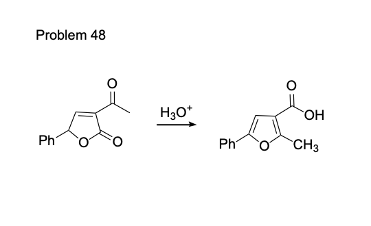 Solved Propose a mechanism for the following reaction using | Chegg.com