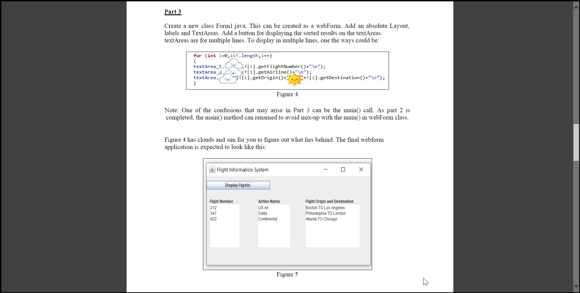 Solved 1) Design and implement a class called Flight that | Chegg.com