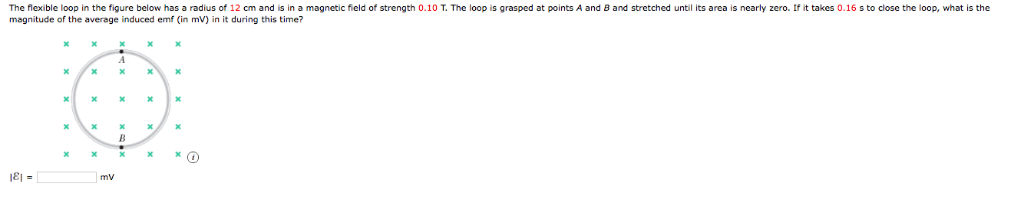 Solved The flexible loop in the figure below has a radius of | Chegg.com