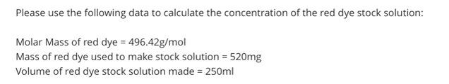 Solved Please use the following data to calculate the | Chegg.com