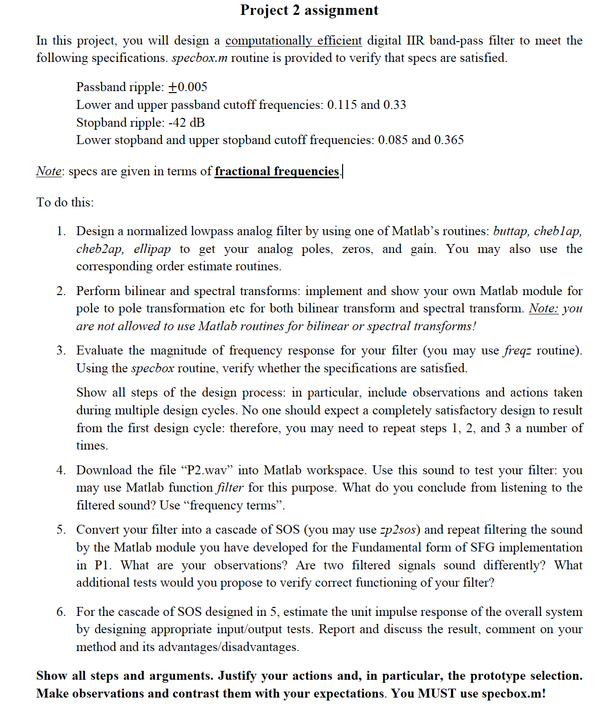 Solved Project 2 assignment In this project, you will design | Chegg.com