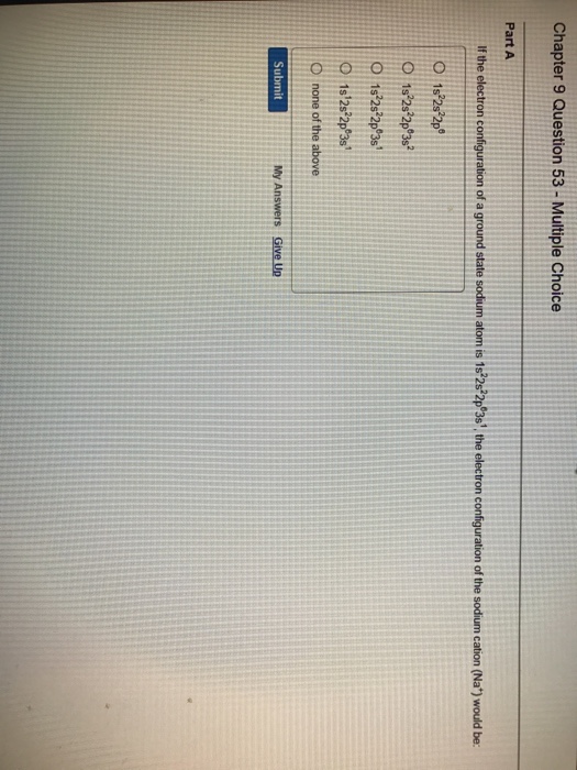 Solved If the electron configuration of a ground state | Chegg.com