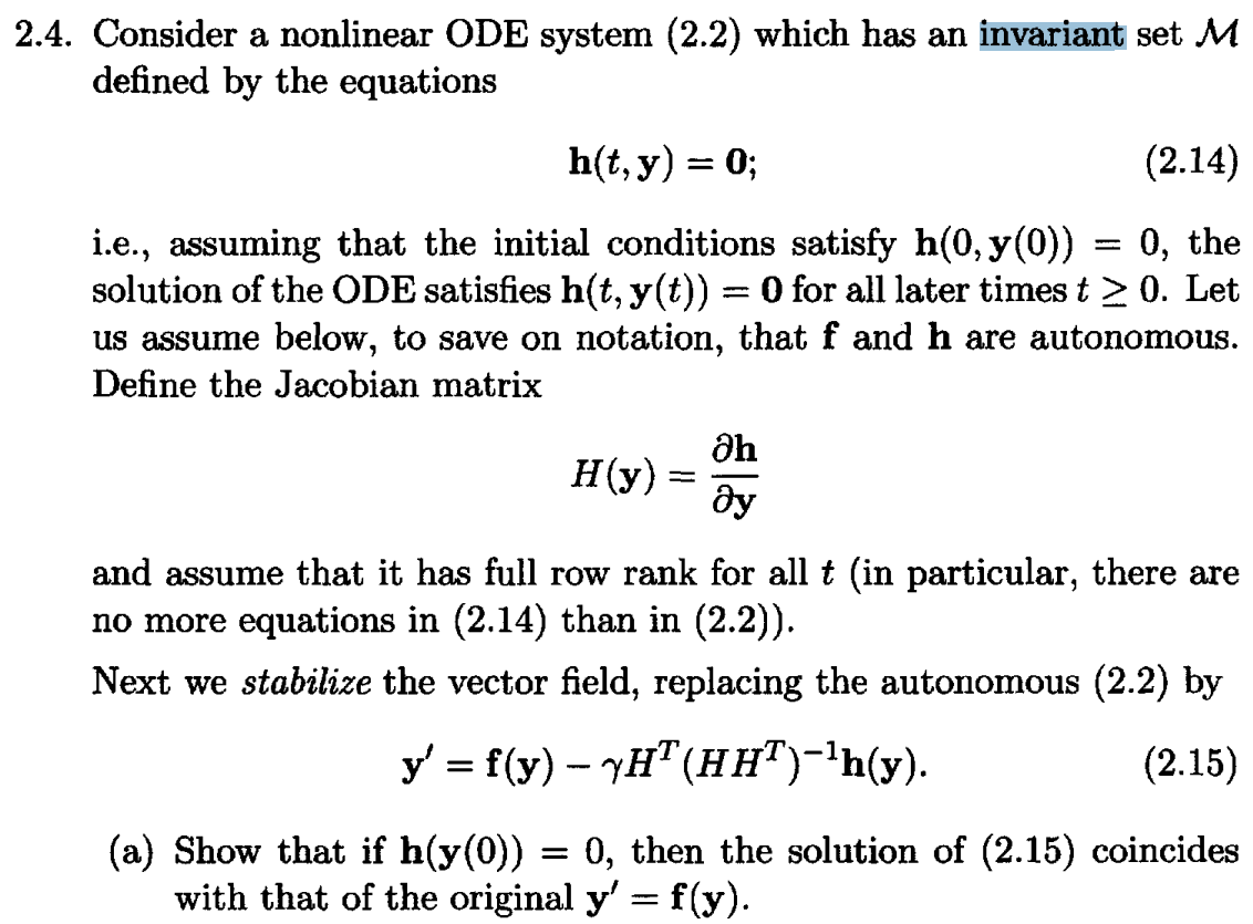 4 Consider A Nonlinear Ode System 2 2 Which Has An