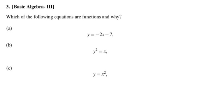 Solved 3. [Basic Algebra- III] Which of the following | Chegg.com