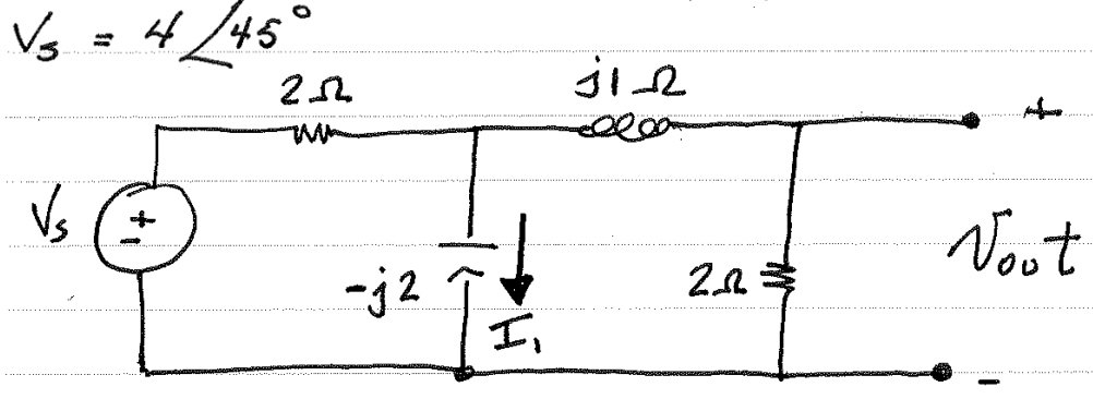 Solved For the given circuit, find I1. | Chegg.com