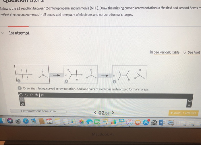 Solved Below is the E1 reaction between 2-chloropropane and | Chegg.com