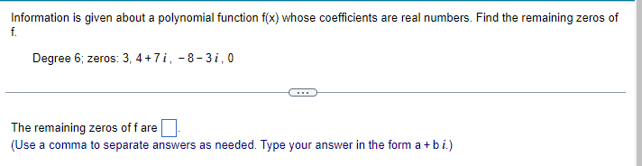 Solved Information is given about a polynomial function f(x) | Chegg.com