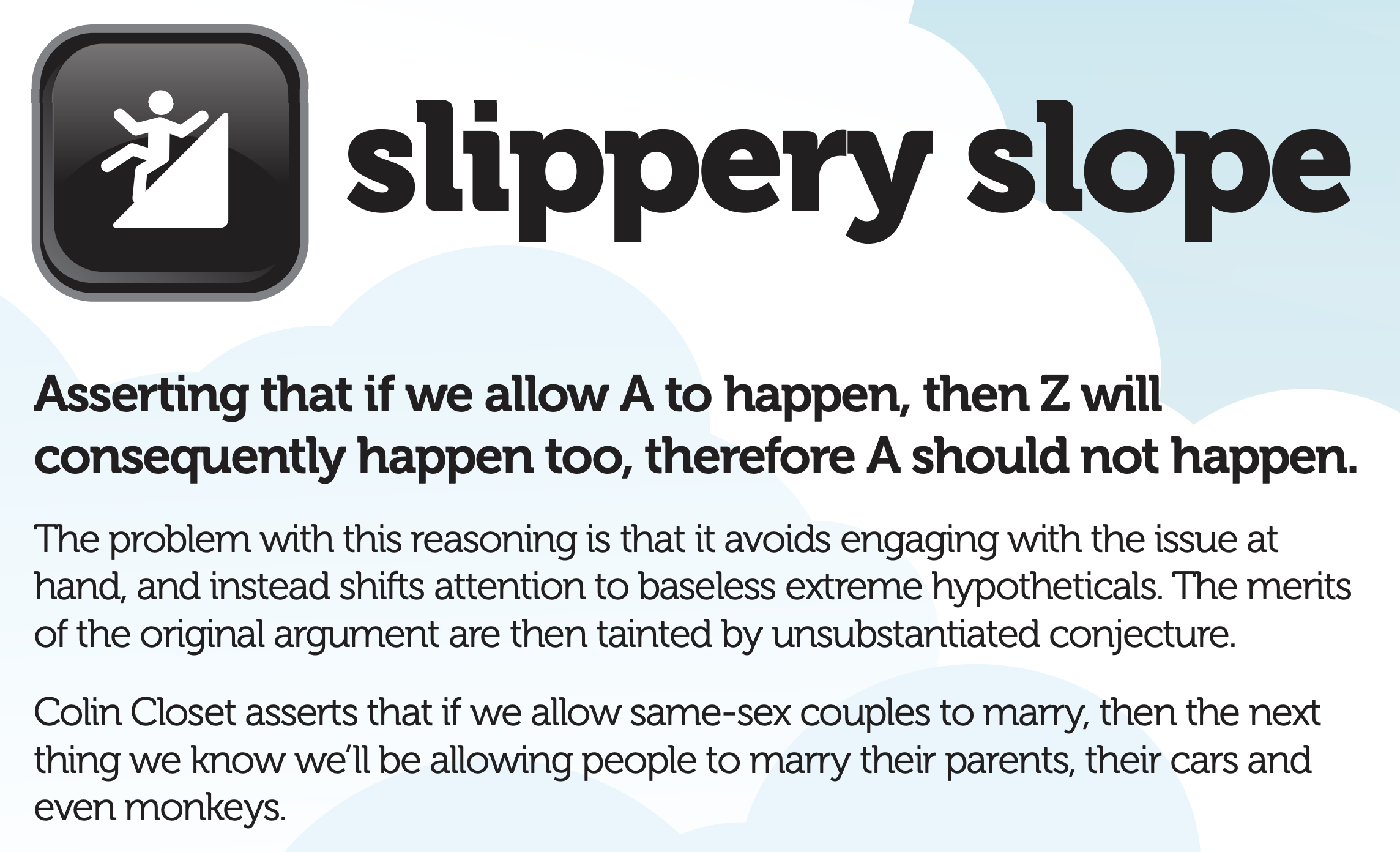 Solved Misrepresenting someone's argument to make it easier | Chegg.com
