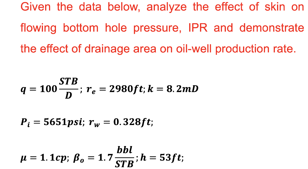 Solved Given the data below, analyze the effect of skin on | Chegg.com