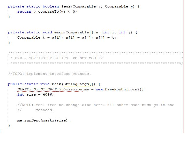Benchmarking Sorting Algorithms Summary: In this | Chegg.com