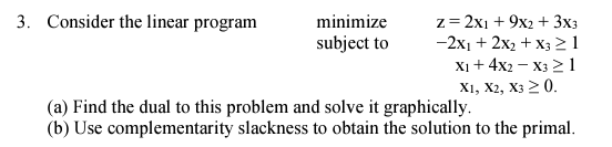 Consider the linear | Chegg.com