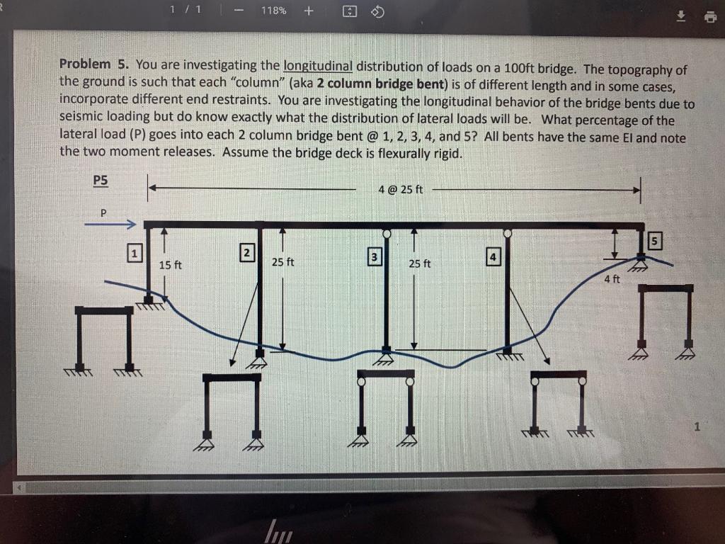 Solved 1 / 1 - 118% + Problem 5. You are investigating the | Chegg.com