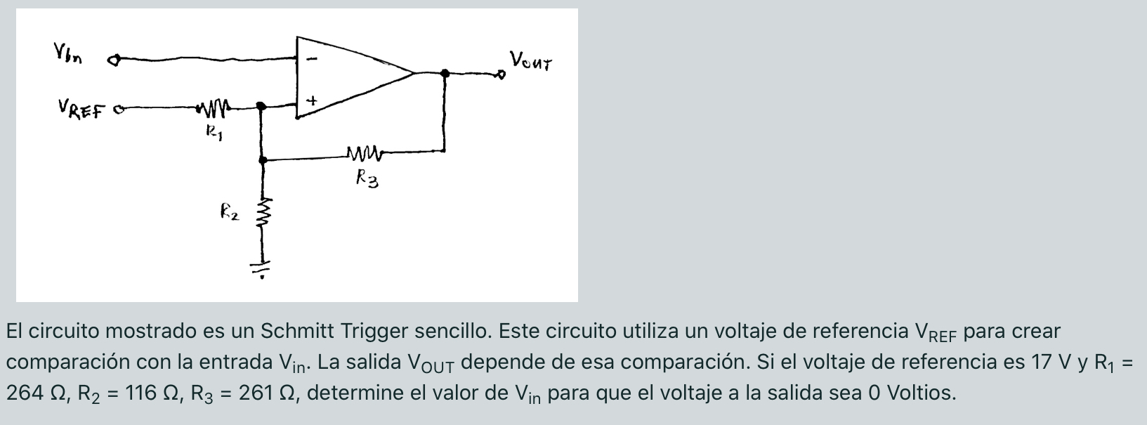 Solved The circuit shown is a simple Schmitt Trigger. This | Chegg.com