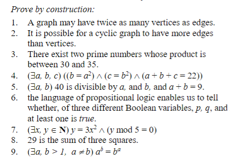 3. Prove by construction: 1. A graph may have twice | Chegg.com