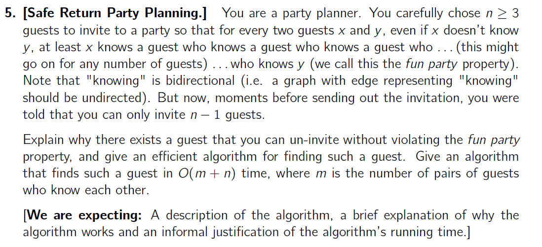 Solved [Safe Return Party Planning.] You are a party | Chegg.com
