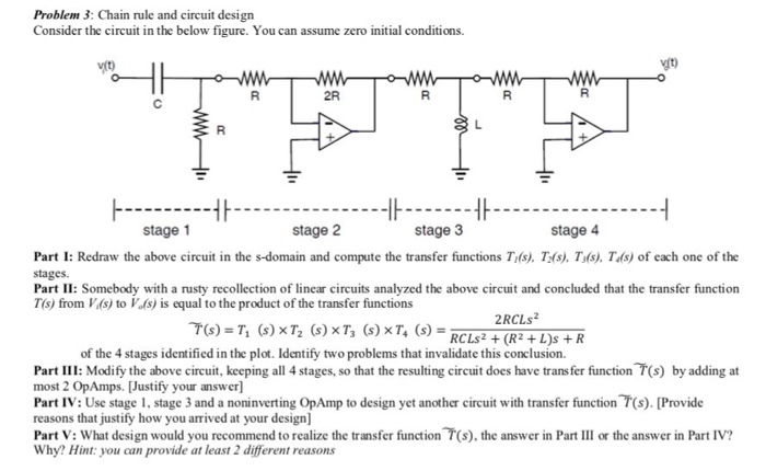 Solved Problem 3: Chain rule and circuit design Consider the | Chegg.com