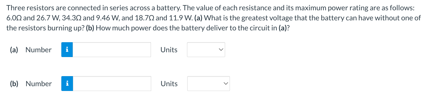 Three Resistors Are Connected As Shown In The Diagram Solved