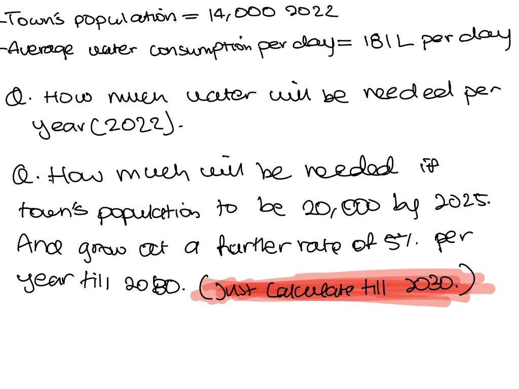 Solved -Town's populations =14,0002022 -Average vuter | Chegg.com