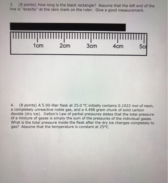 Solved 3. (8 points) How long is the black rectangle? Assume | Chegg.com Solved 3. (8 points) How long is the black rectangle? Assume | Chegg.com