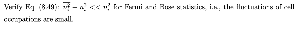 Solved Verify Eq. (8.49): ni2−nˉi2