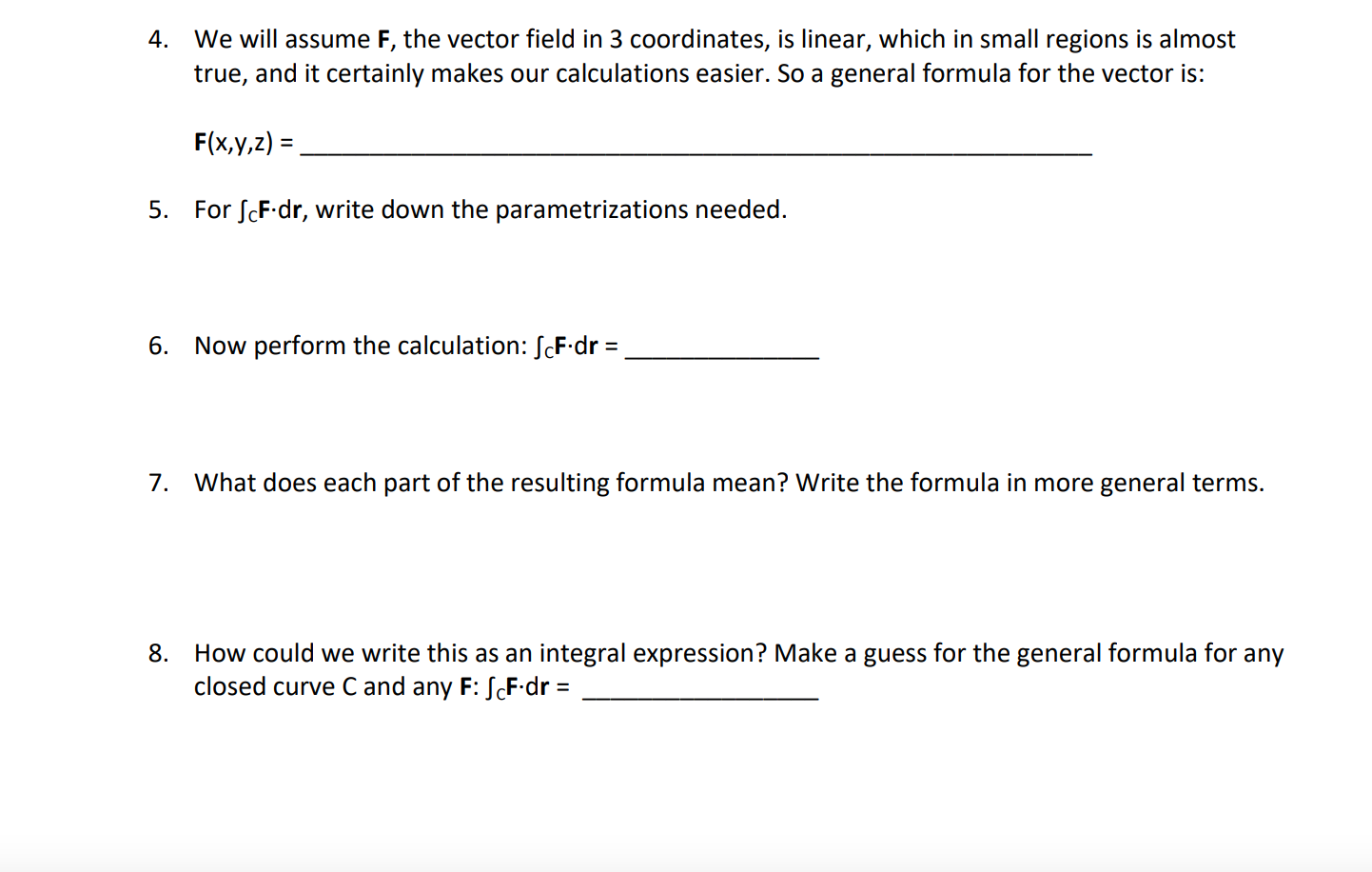 Solved Kelvin-Stokes Theorem - worksheet Our goal is to find | Chegg.com