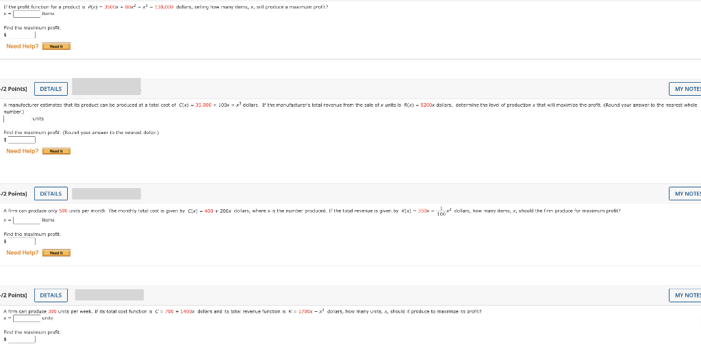 If the brufit function for a preduct is | Chegg.com