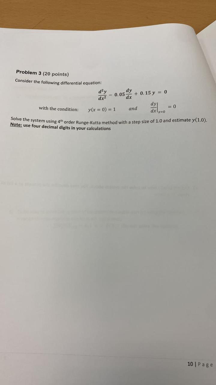 Solved Problem 4 ( 20 points) The outflow concentration (c) | Chegg.com