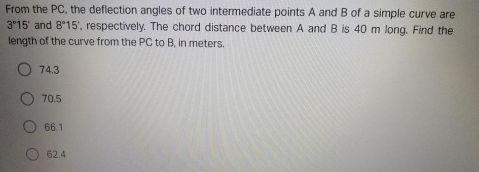 Solved From the PC, the deflection angles of two | Chegg.com