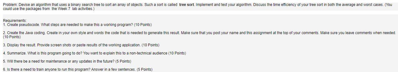 Solved No need to use Packages from Week 7 Lab Activities. | Chegg.com