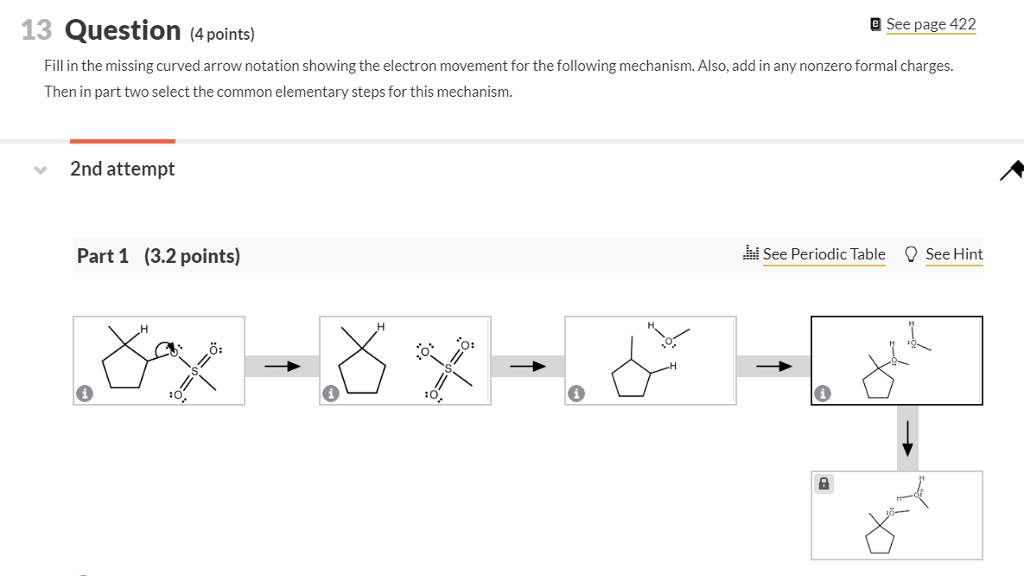 Solved Fill in the missing curved arrow notation showing the | Chegg.com