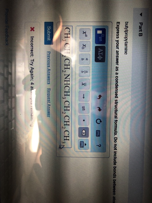 Solved What is the condensed structural formula for | Chegg.com