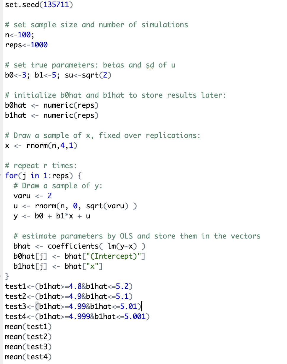Solved In this exercise, we use Monte Carlo simulation | Chegg.com