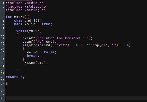 Solved I cannot get my code to run commands with arguments. | Chegg.com