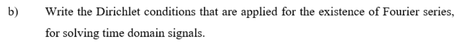 Solved b) Write the Dirichlet conditions that are applied | Chegg.com
