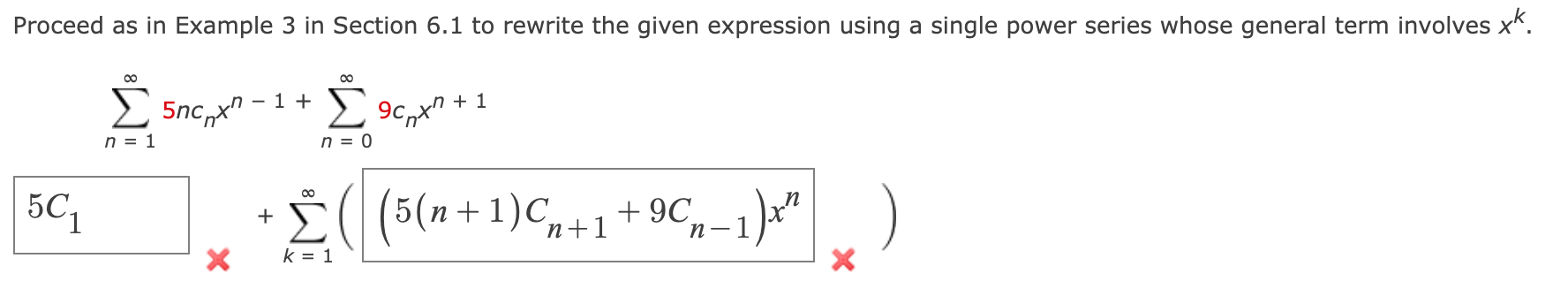 Solved Proceed as in Example 3 in Section 6.1 to rewrite the | Chegg.com