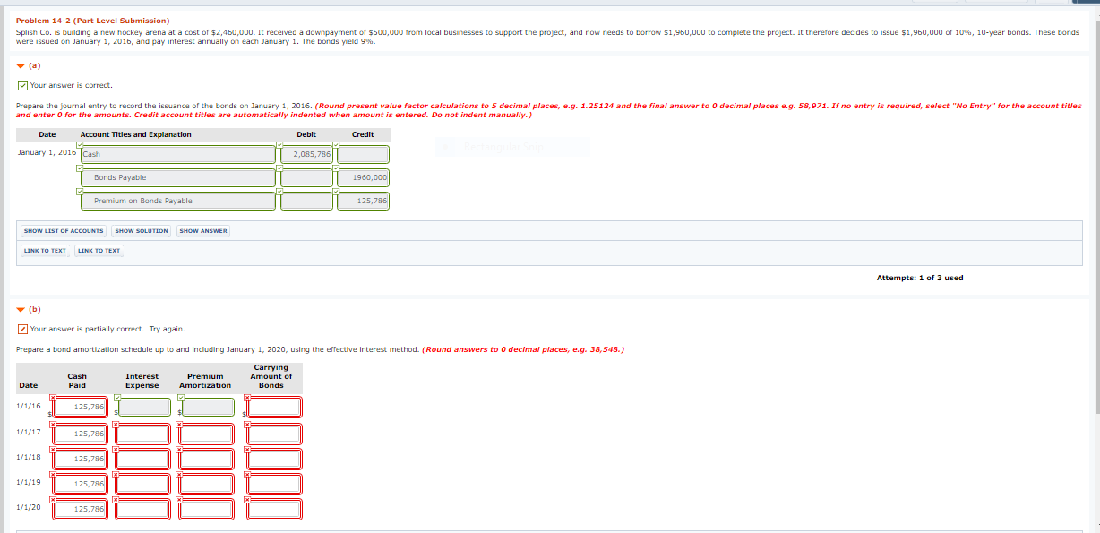 Solved Problem 14-2 (Part Level Submission) Splish Co. is | Chegg.com